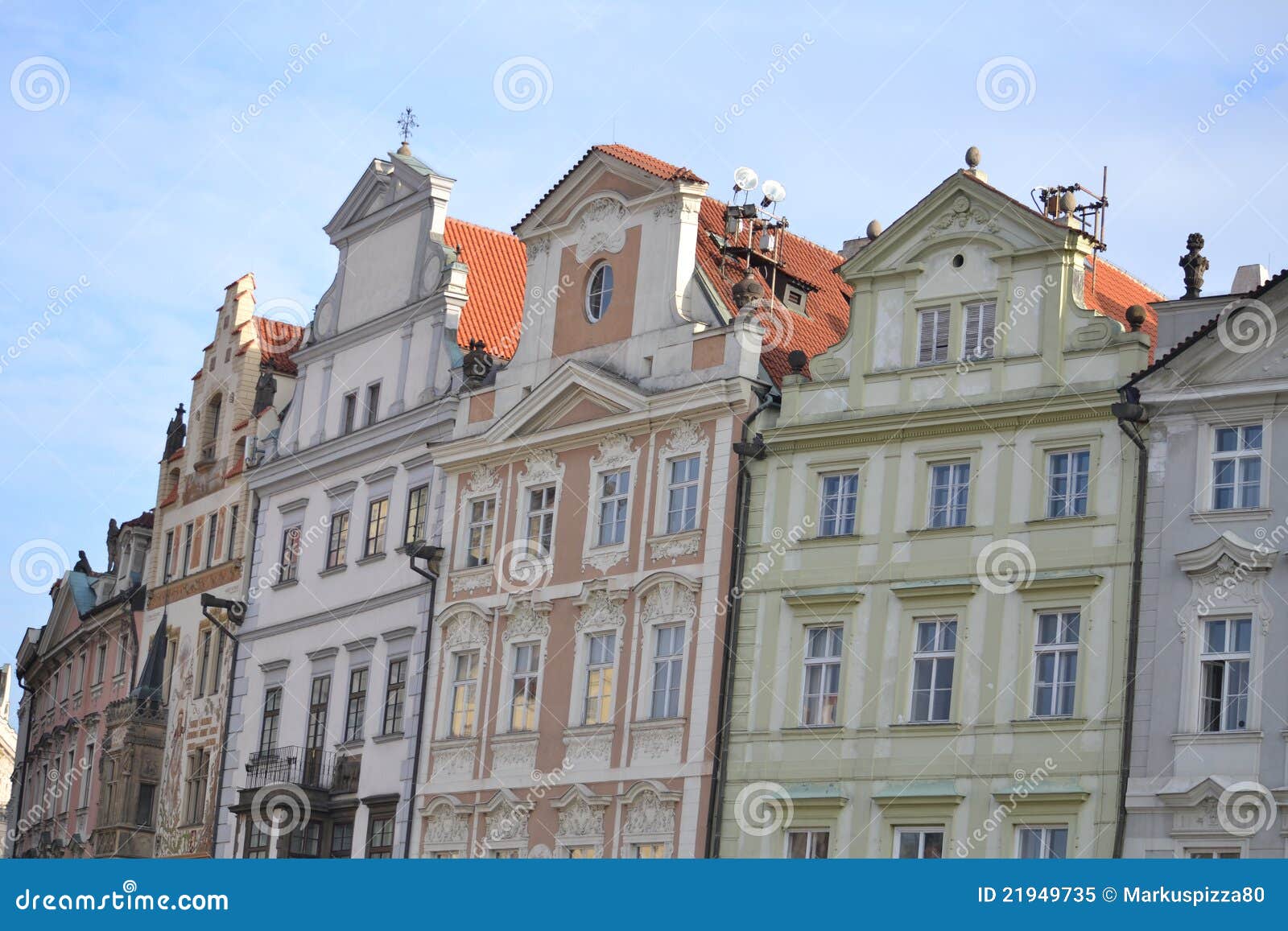 Prague buildings stock image. Image of republic, outside - 21949735