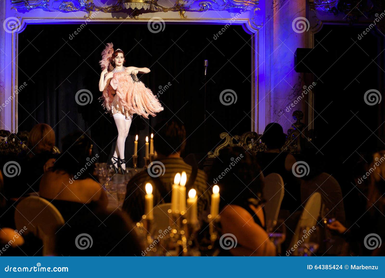 Prague Burlesque Performance Show Editorial Stock Image - Image of ...