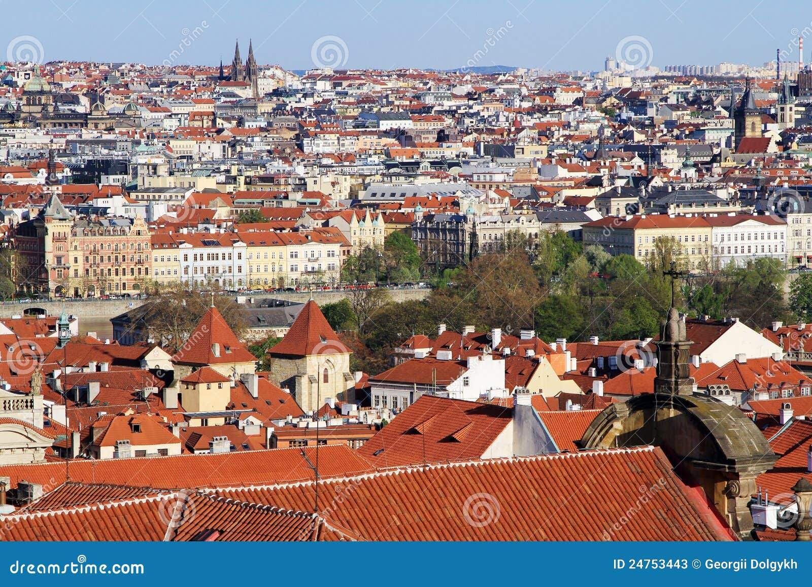 Prague, the Capital of Czech Republic Stock Image - Image of bridge ...