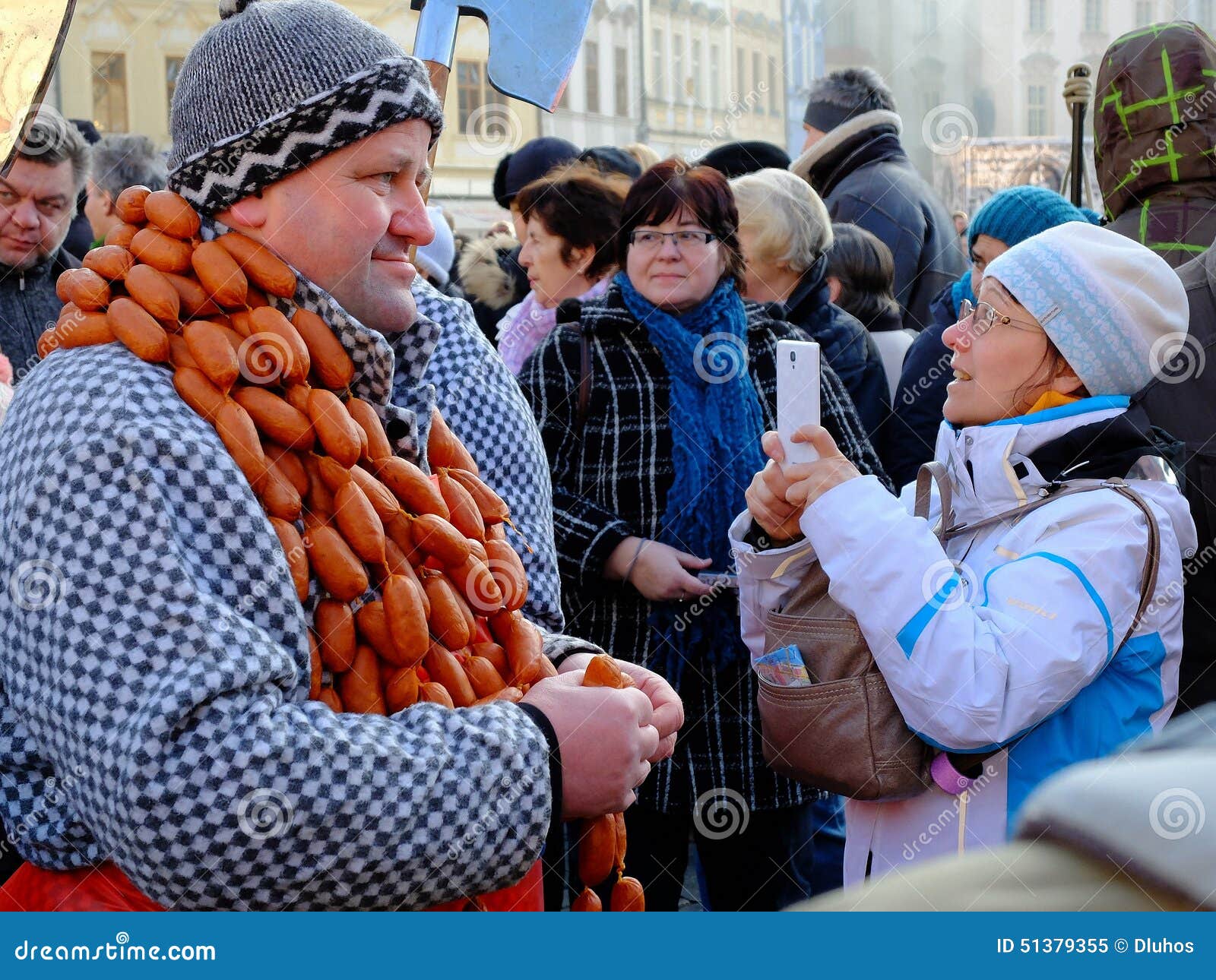 Prague carnival. editorial image. Image of pepito, wreath - 51379355