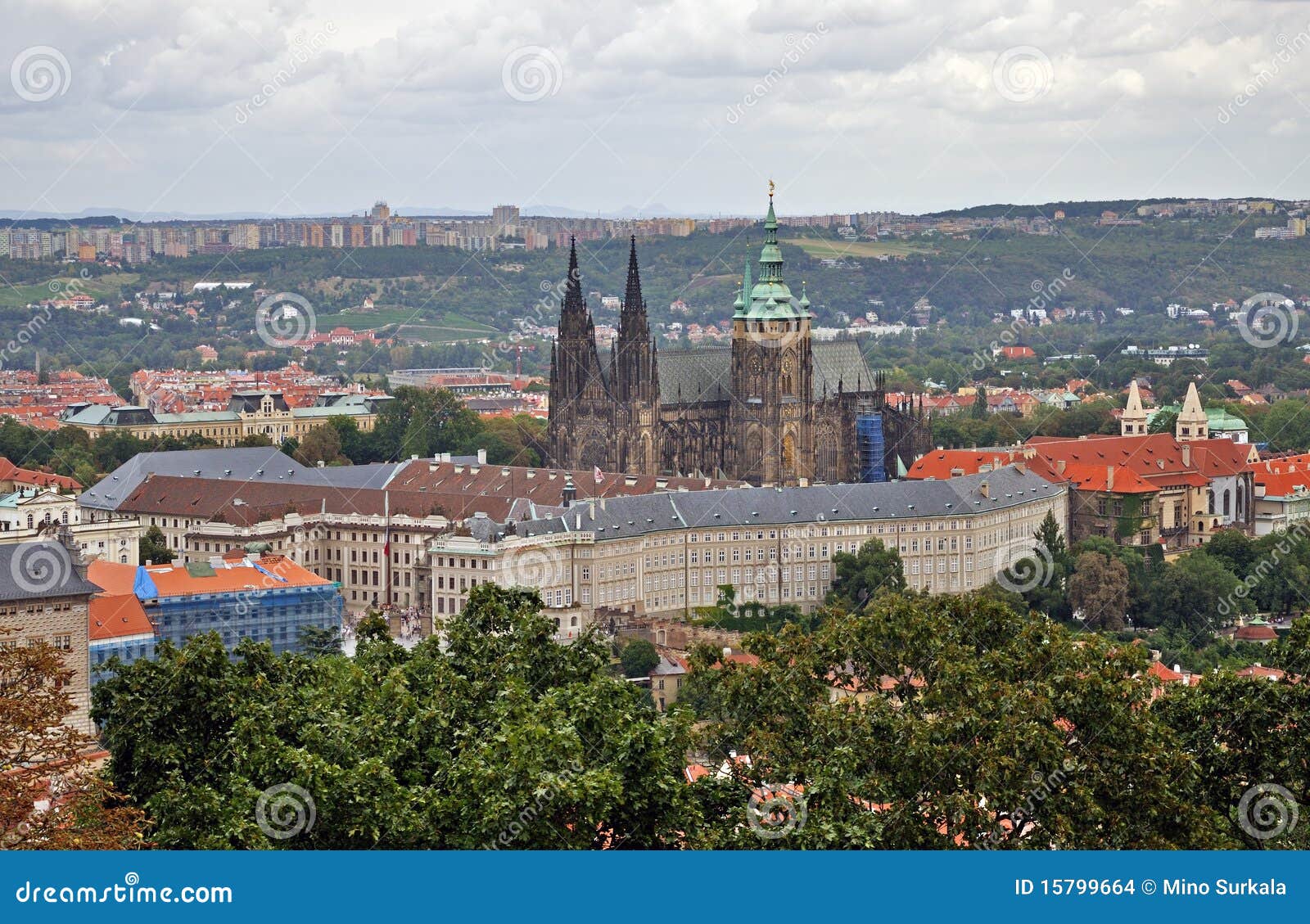 Prague Castle stock photo. Image of europe, medieval - 15799664