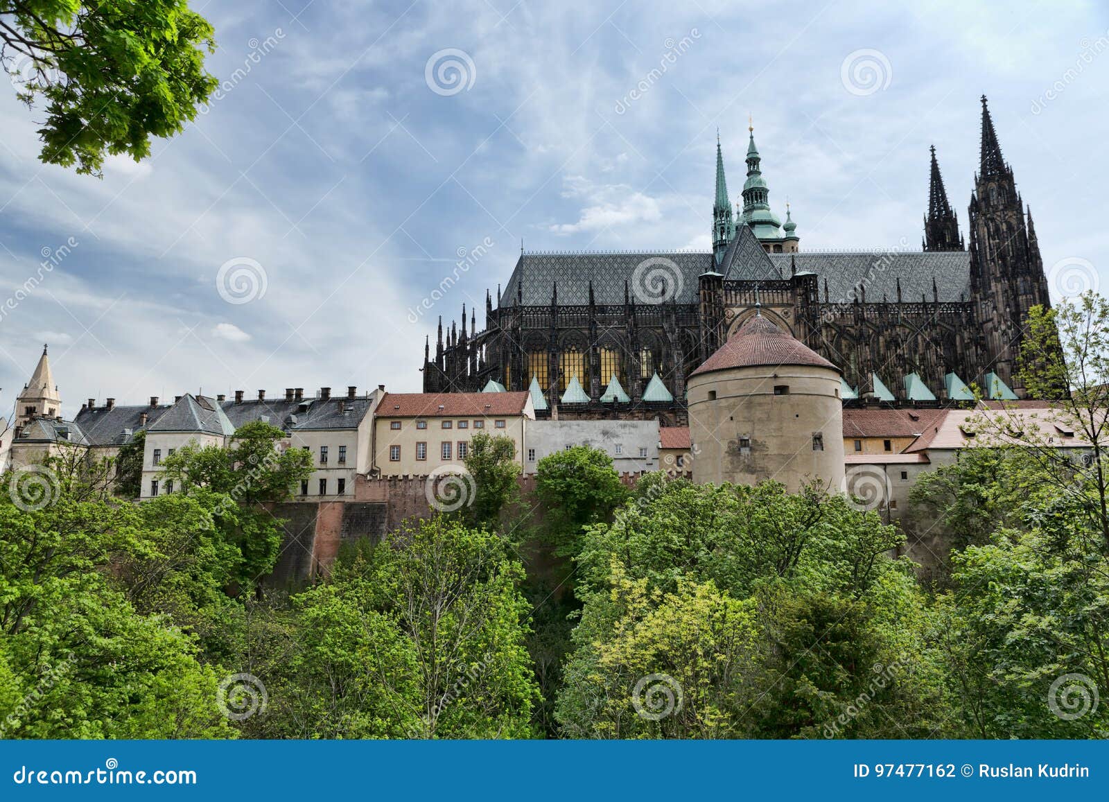 Prague Castle is a Castle Complex in Prague Stock Photo - Image of ...