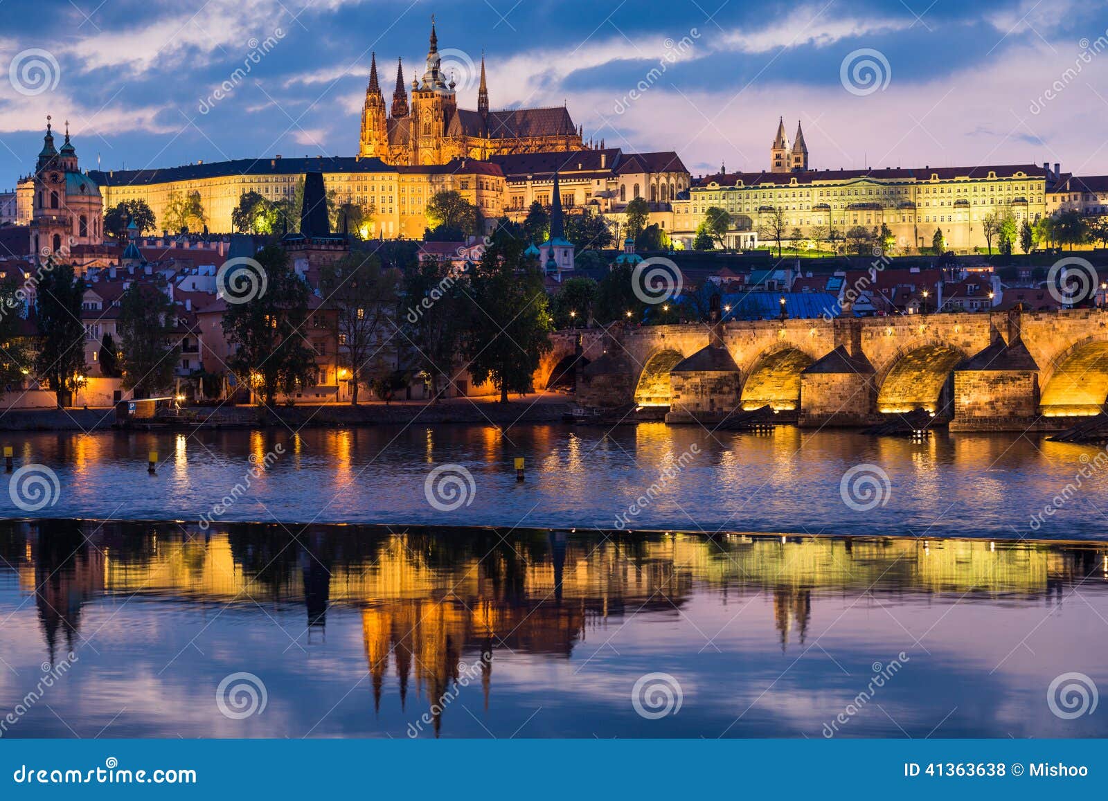 Prague Castle stock photo. Image of palace, landmark - 41363638