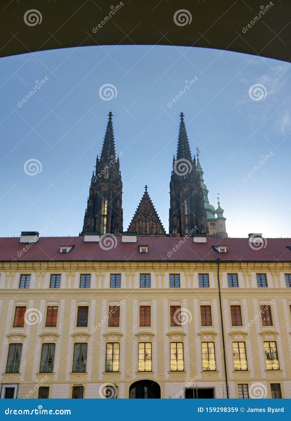 Prague Castle Complex in Prague, Czech Republic Stock Image - Image of ...