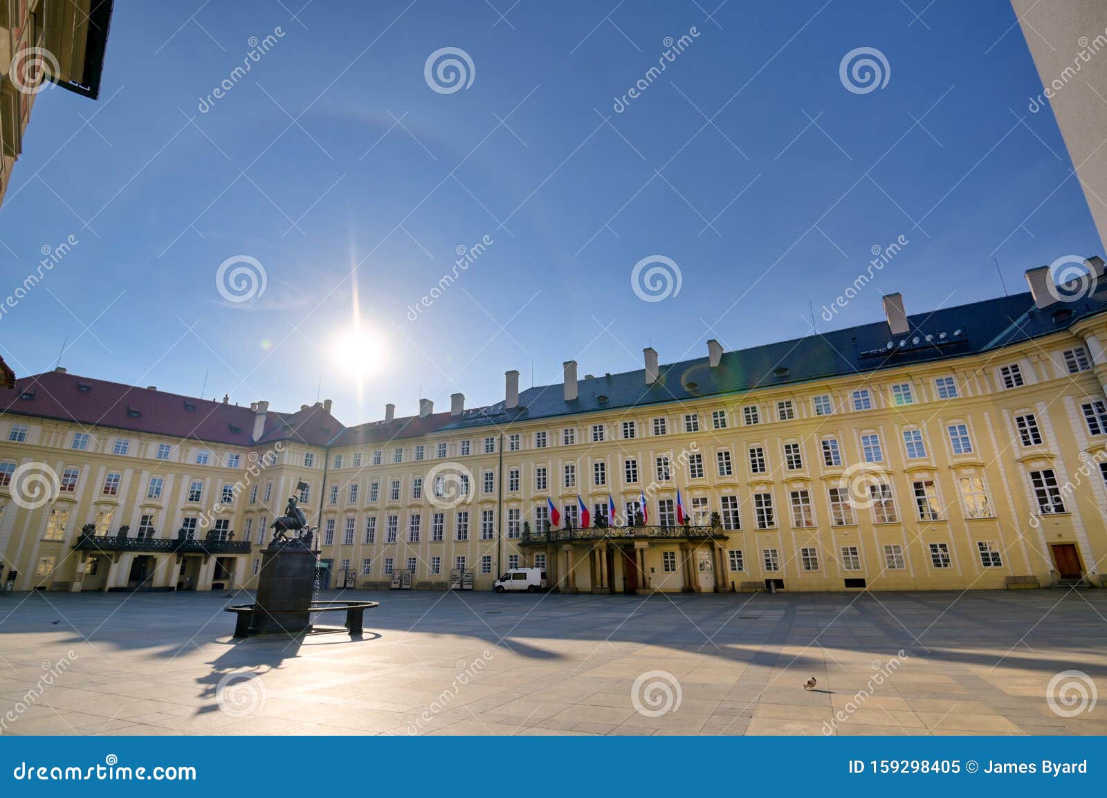 Prague Castle Complex in Prague, Czech Republic Stock Image - Image of ...