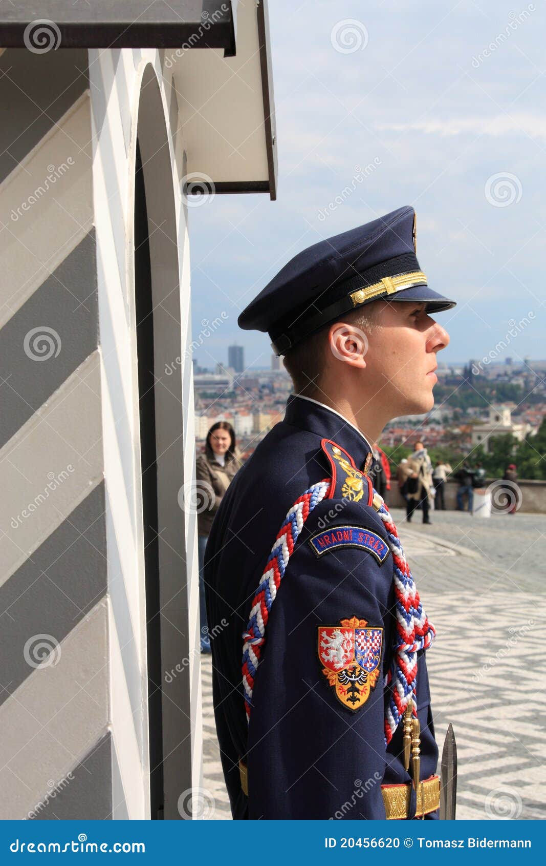 Prague, Castle Guard editorial image. Image of patrol - 20456620