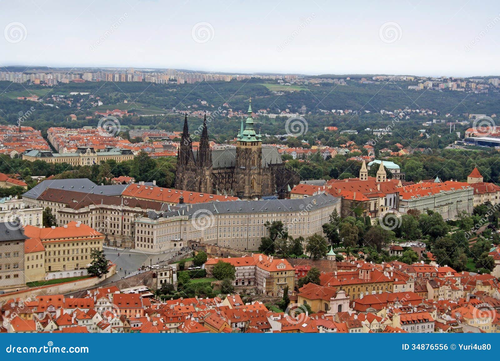 The Prague Castle stock photo. Image of architecture - 34876556