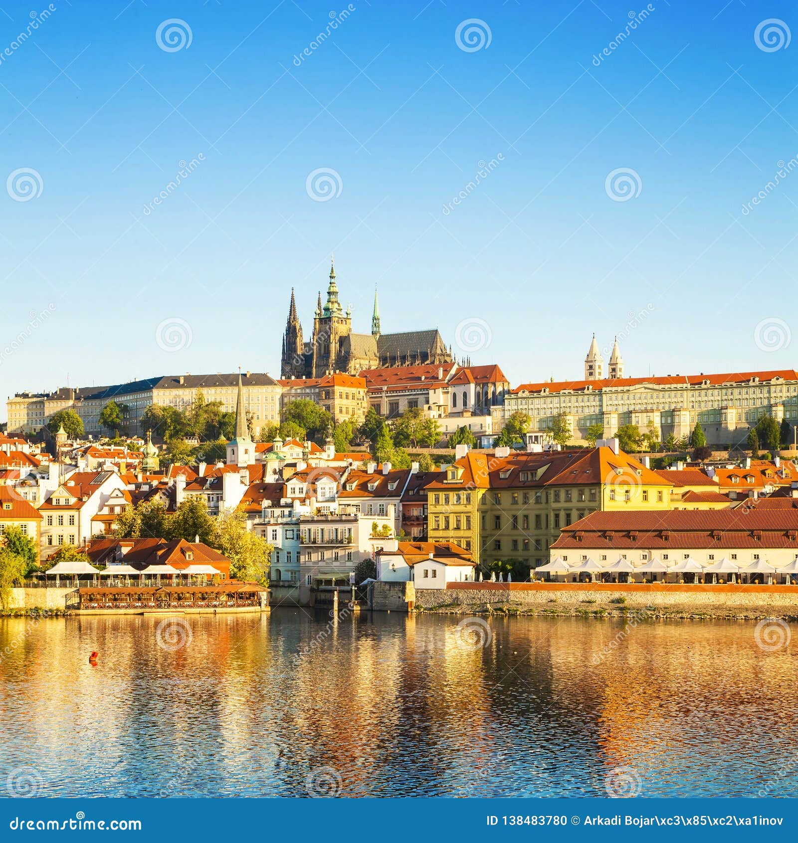 Prague city view stock photo. Image of outdoor, blue - 138483780