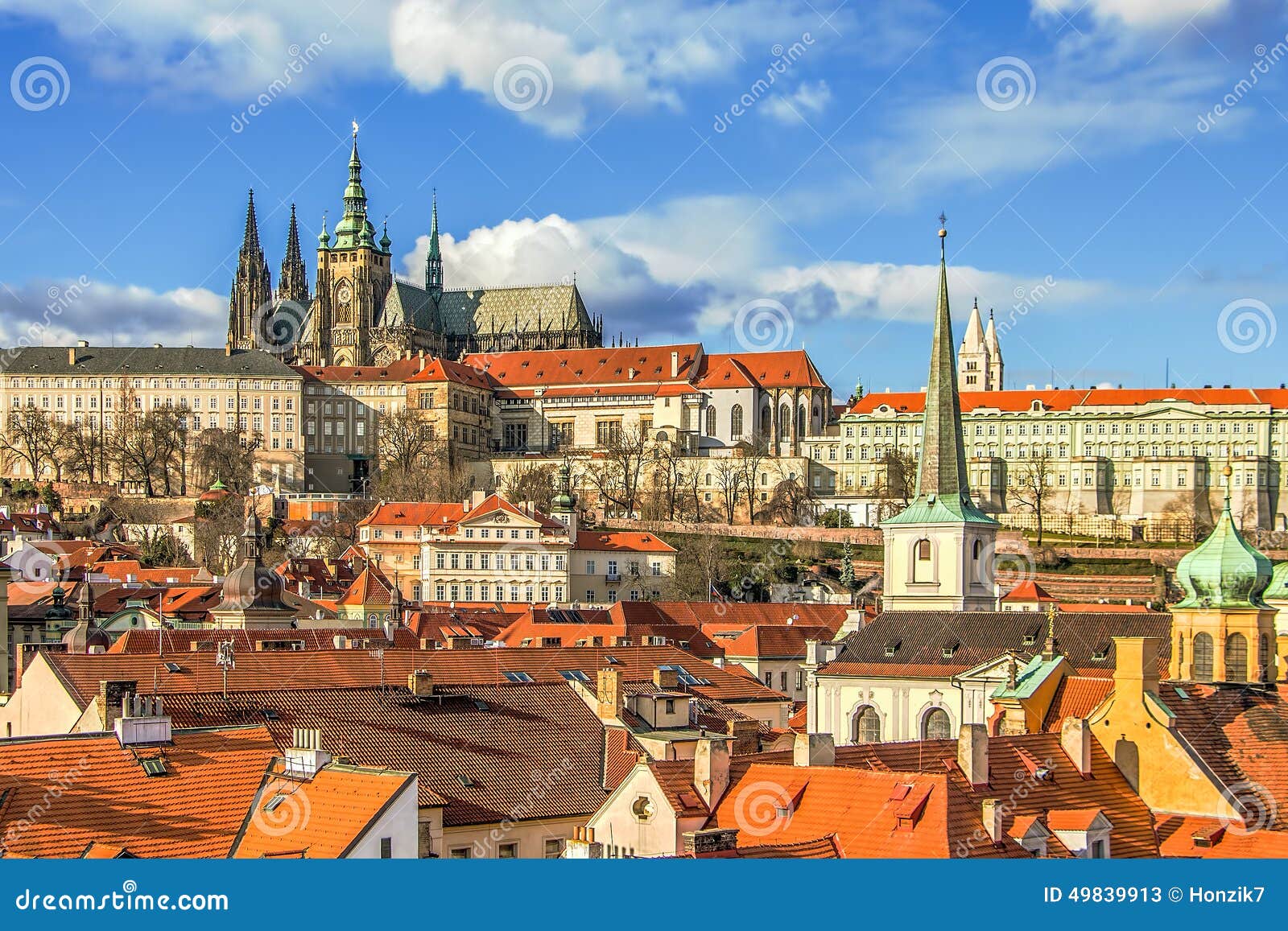 Prague Castle stock image. Image of sight, cultural, classical - 49839913