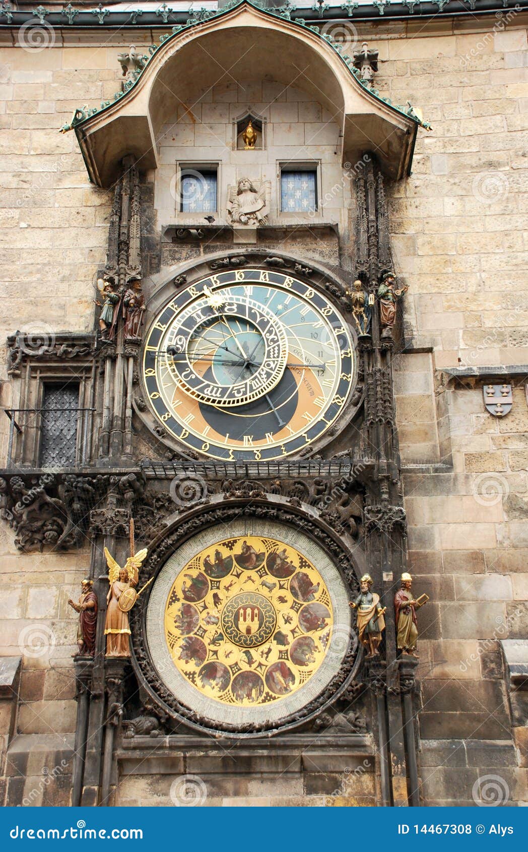 Prague clock stock photo. Image of astrological, astrology - 14467308