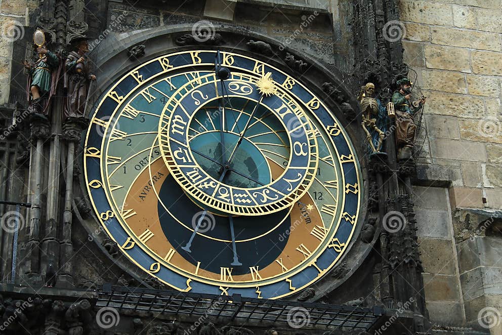 Prague clock stock image. Image of solar, astronomy, square - 25484887