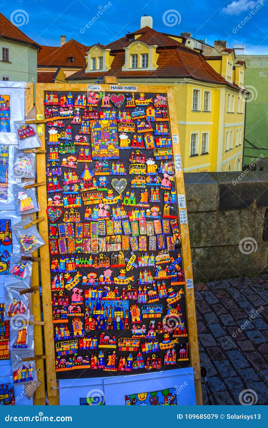 Prague, Czech Republic - December 31, 2017: Large Group of Fridge ...