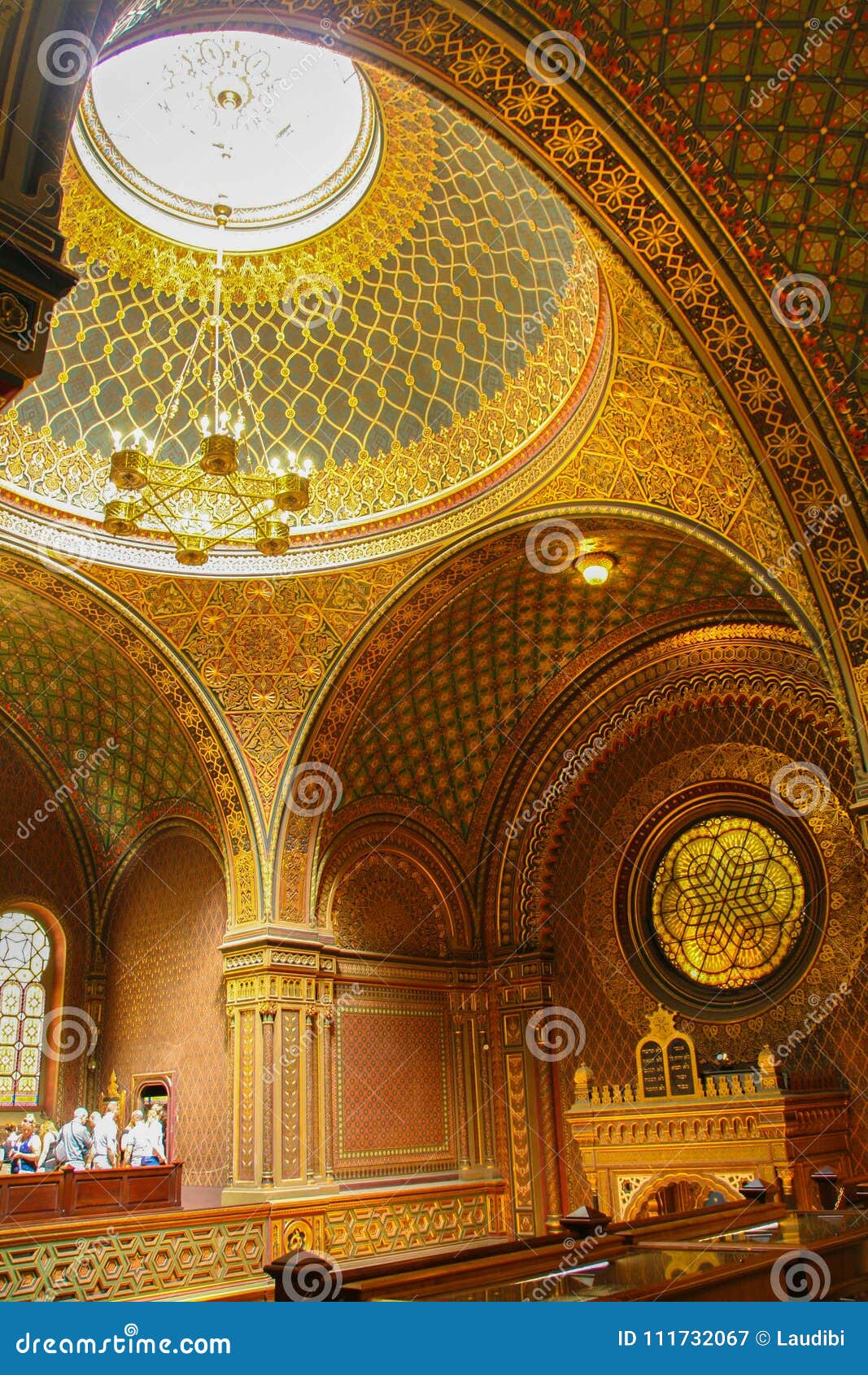 Spanish synagogue editorial photography. Image of stained - 111732067