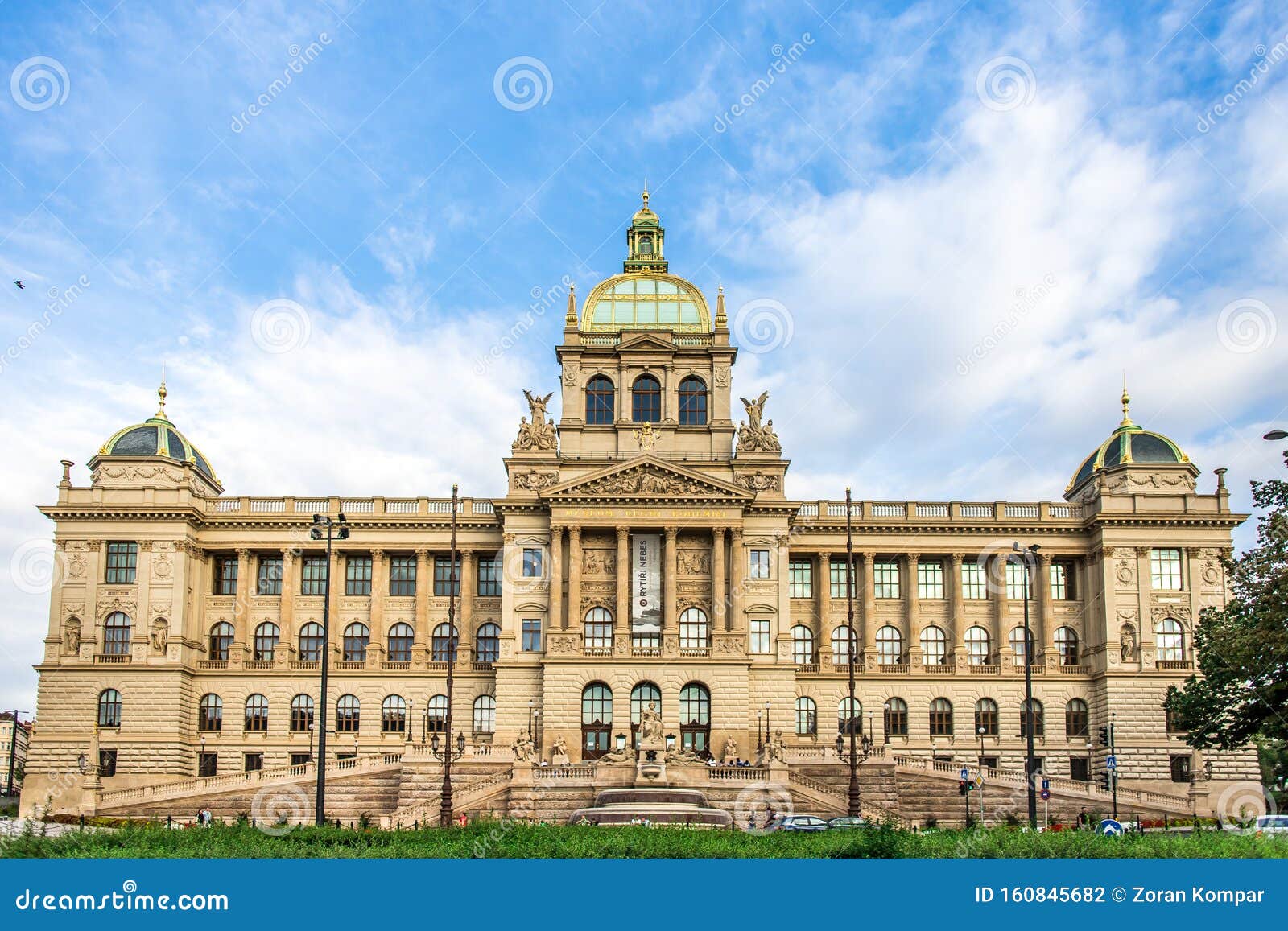 Prague, Czech Republic - Juli 22, 2019: National Museum in Prague ...