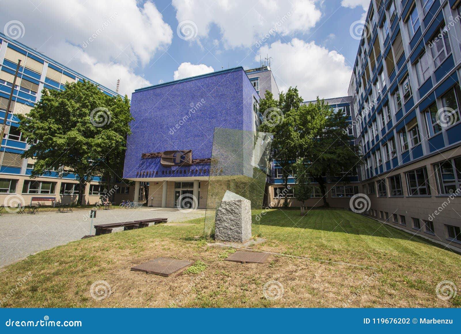 Building of CVUT, Faculty of Electrical Engineering Editorial ...