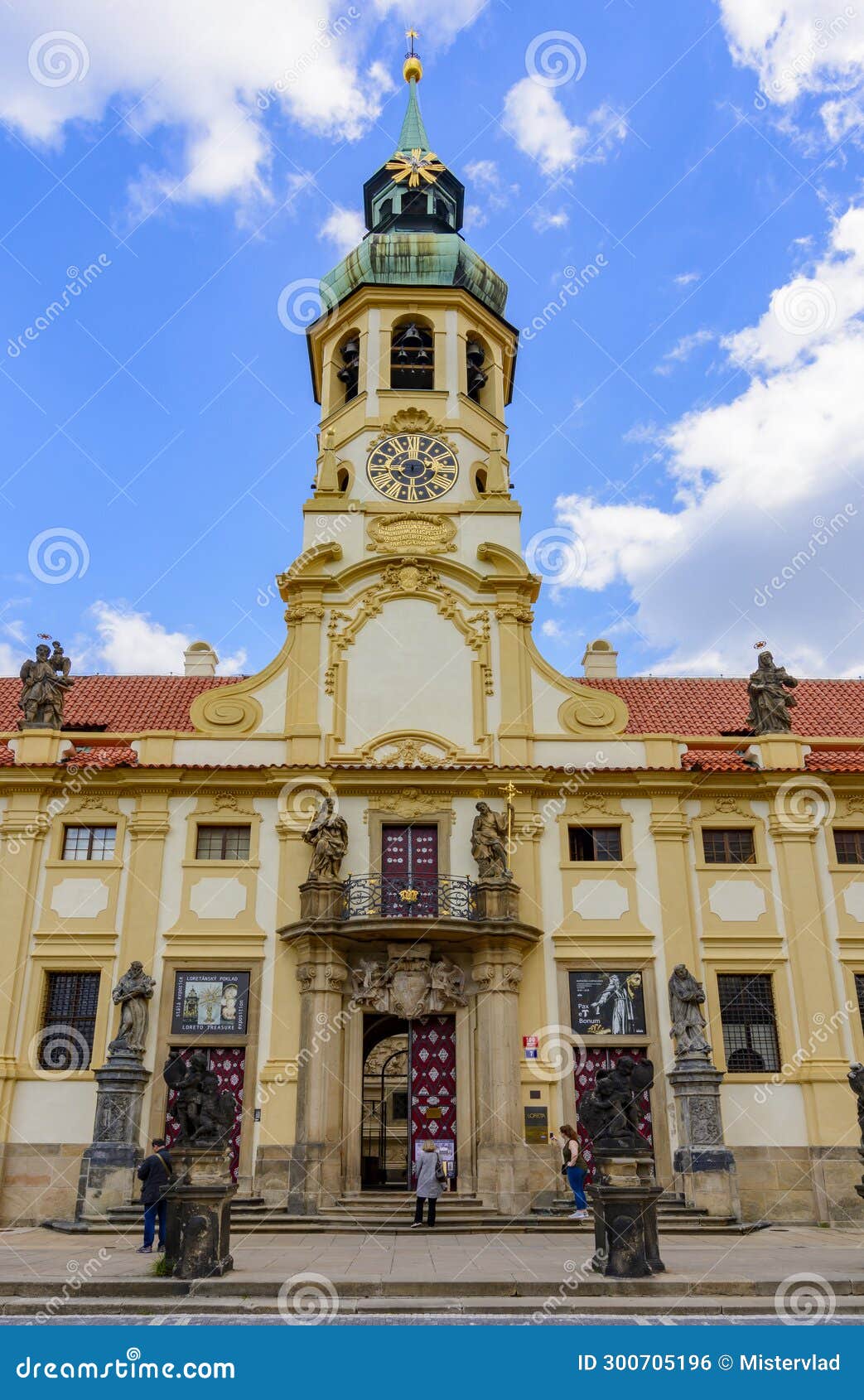 Prague, Czech Republic - 02 May 2019: Loreta Monastery Building in ...