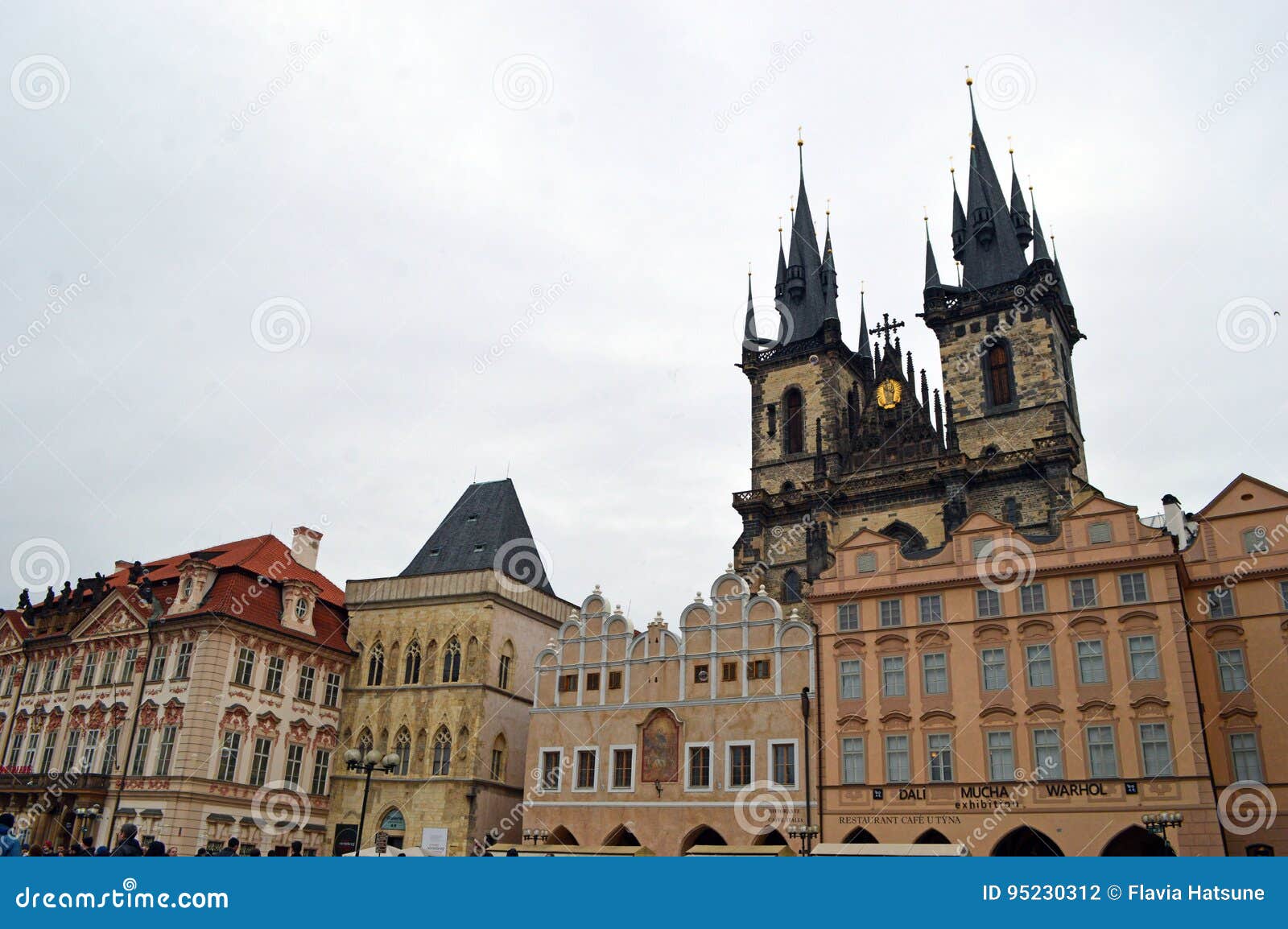 Prague in Czech stock photo. Image of prague, tower, czech - 95230312