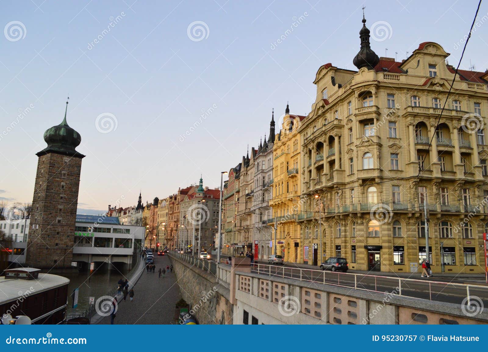 Prague in Czech editorial photography. Image of city - 95230757