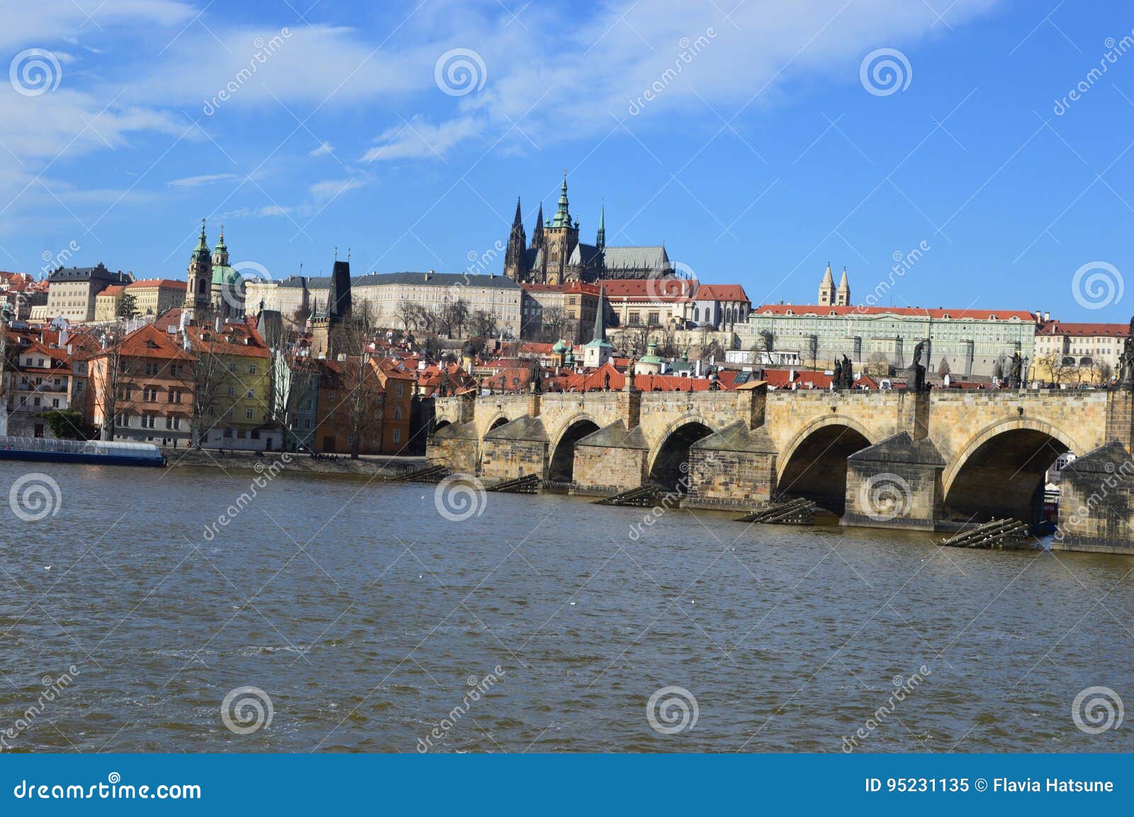 Prague in Czech stock image. Image of building, tour - 95231135