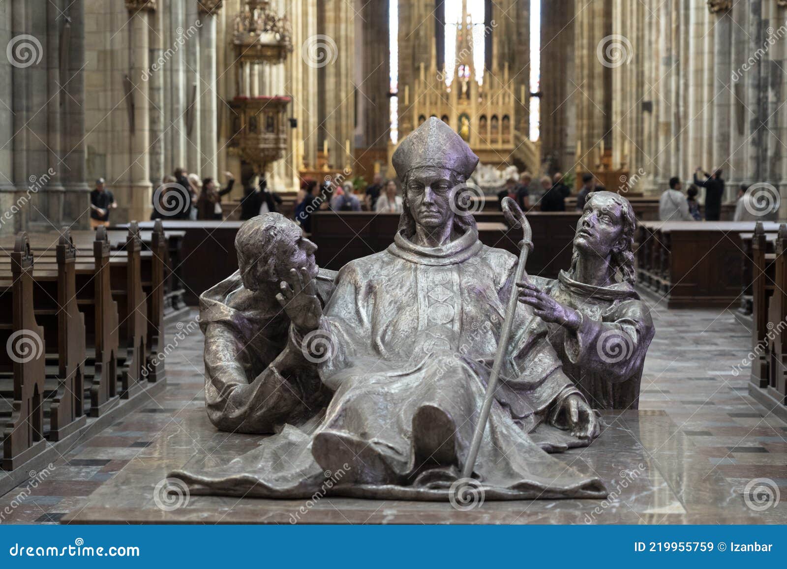 Prague Dome Caste Building Detail Of Defenestration Window Editorial ...
