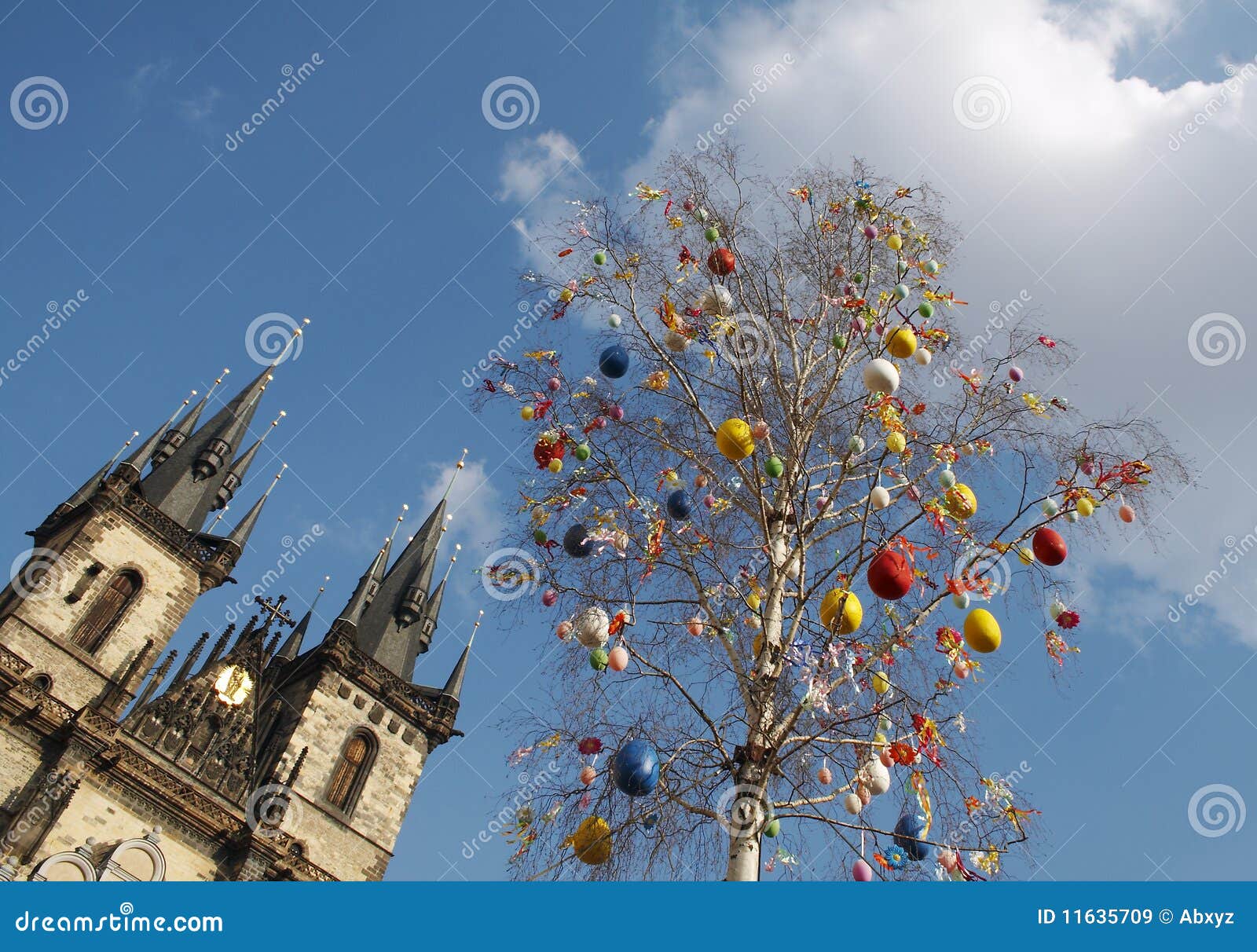 Prague Easter stock image. Image of holiday, architectural - 11635709
