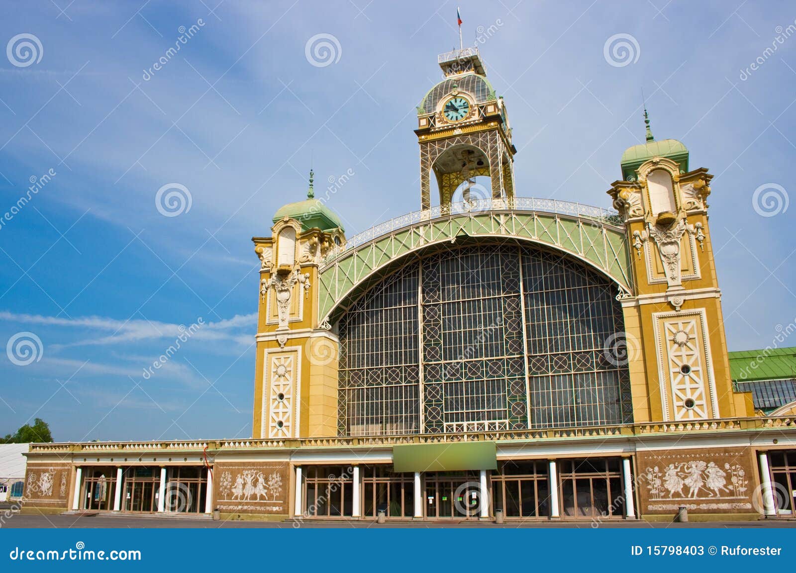 Prague expo building stock image. Image of vystaviste - 15798403