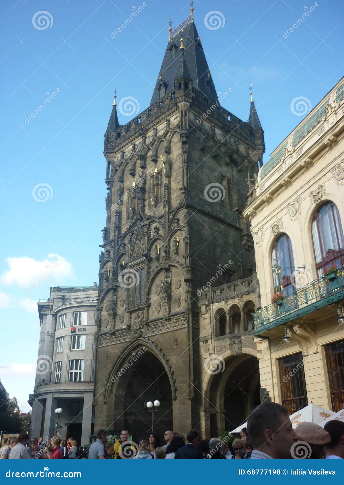 Prague gate editorial stock photo. Image of tourism, baroque - 68777198