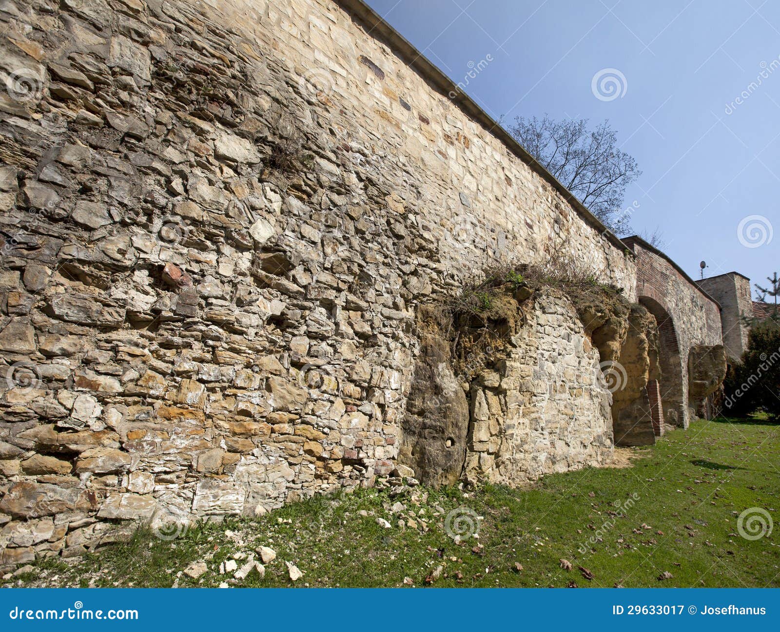 Prague - the Hunger wall stock image. Image of sady, stone - 29633017