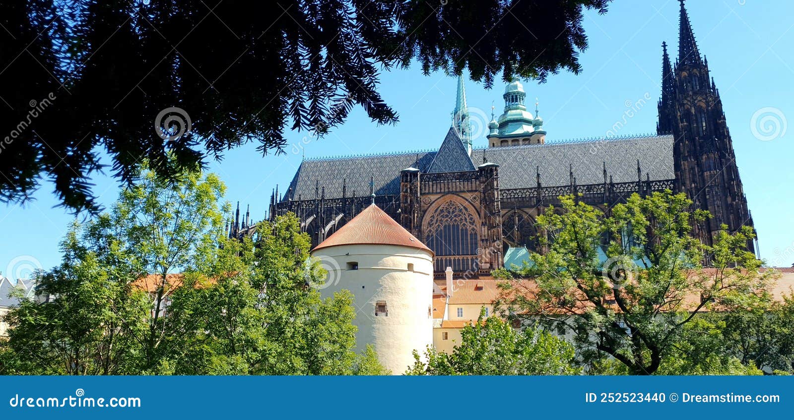 Prague in Julay stock photo. Image of julay, town, estate - 252523440