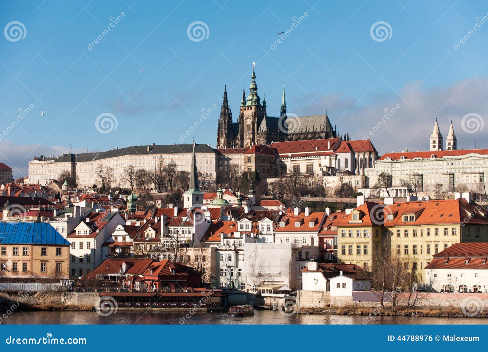 Prague landscape stock photo. Image of building, palace - 44788976
