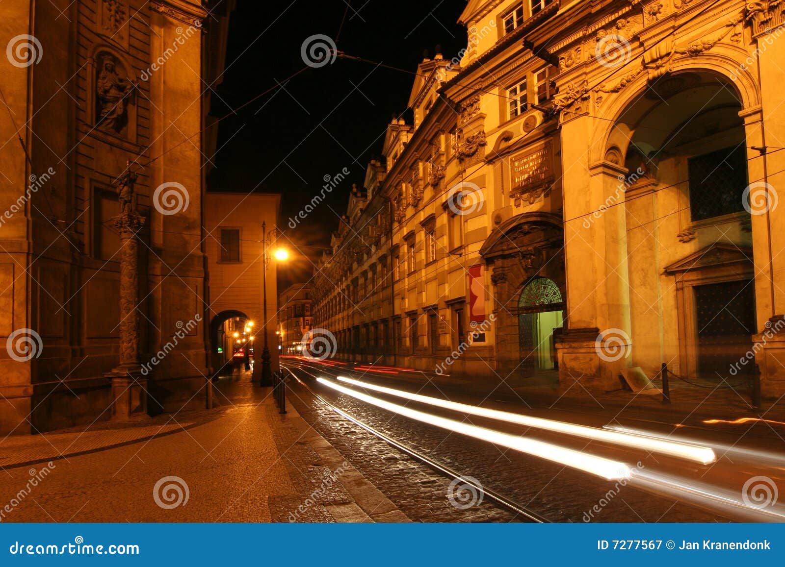 Prague at Night stock image. Image of medieval, prague - 7277567