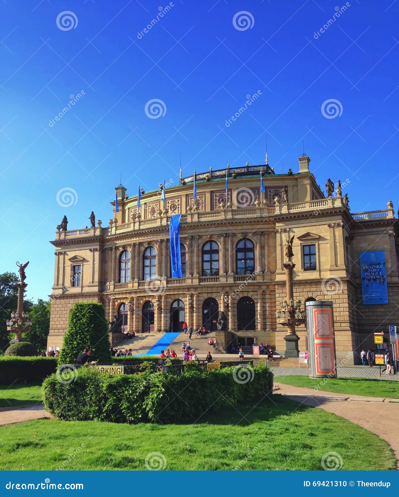 Prague Opera House editorial image. Image of exterior - 69421310