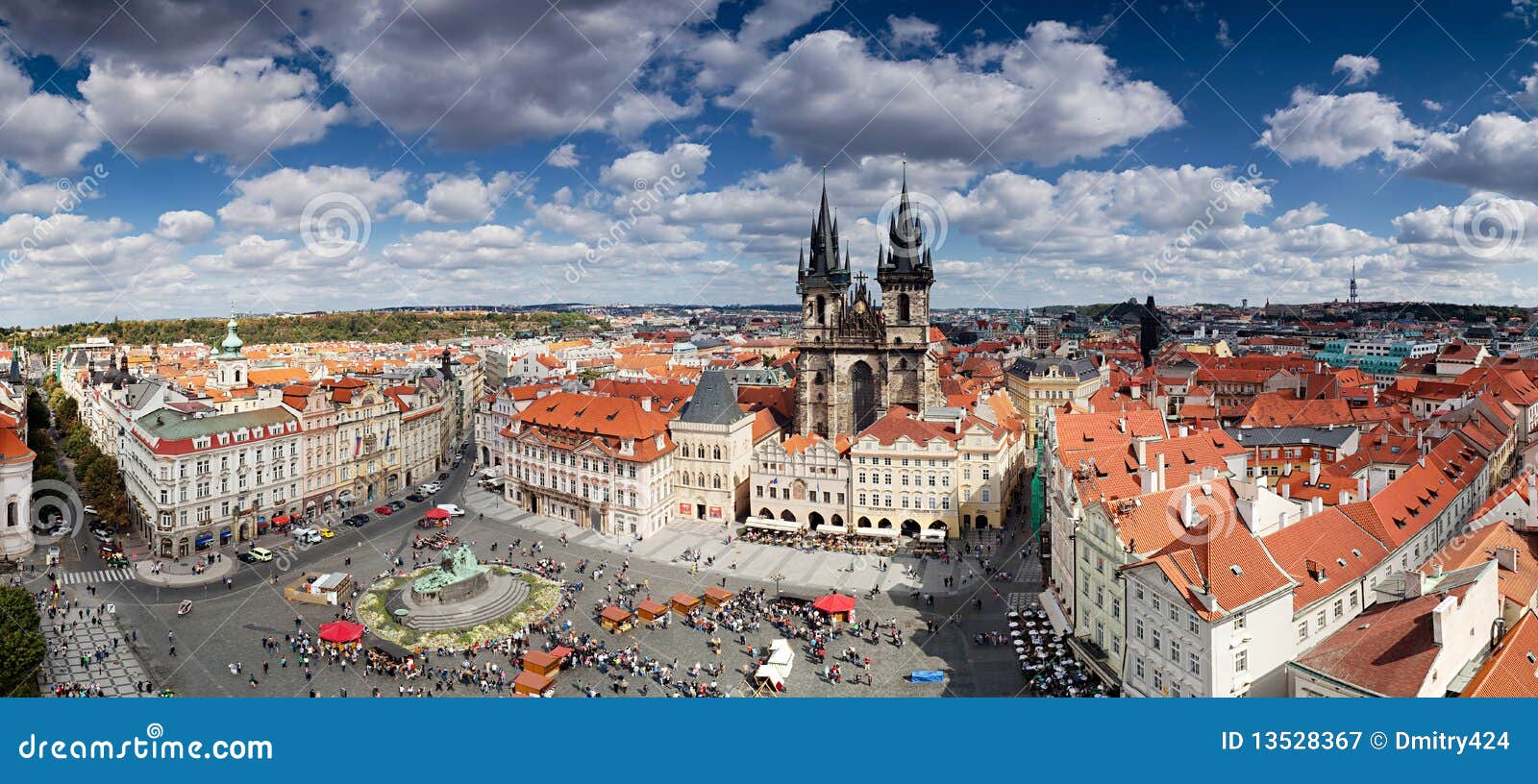 Prague Panorama editorial photography. Image of prag - 13528367