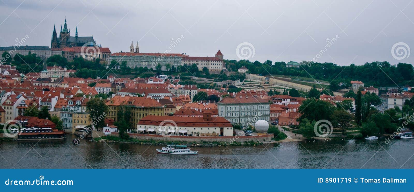 Prague panorama stock image. Image of building, landmark - 8901719