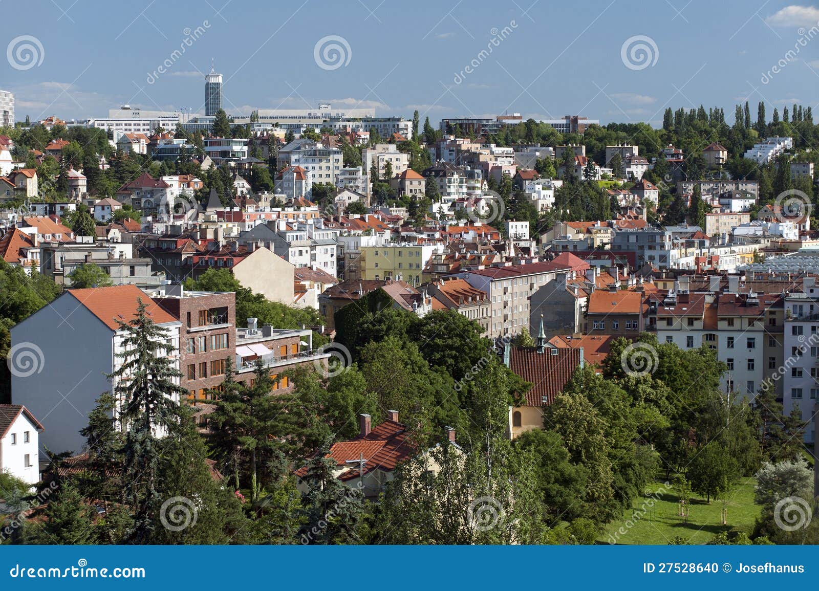 Prague - Podoli Quarter stock photo. Image of republic - 27528640