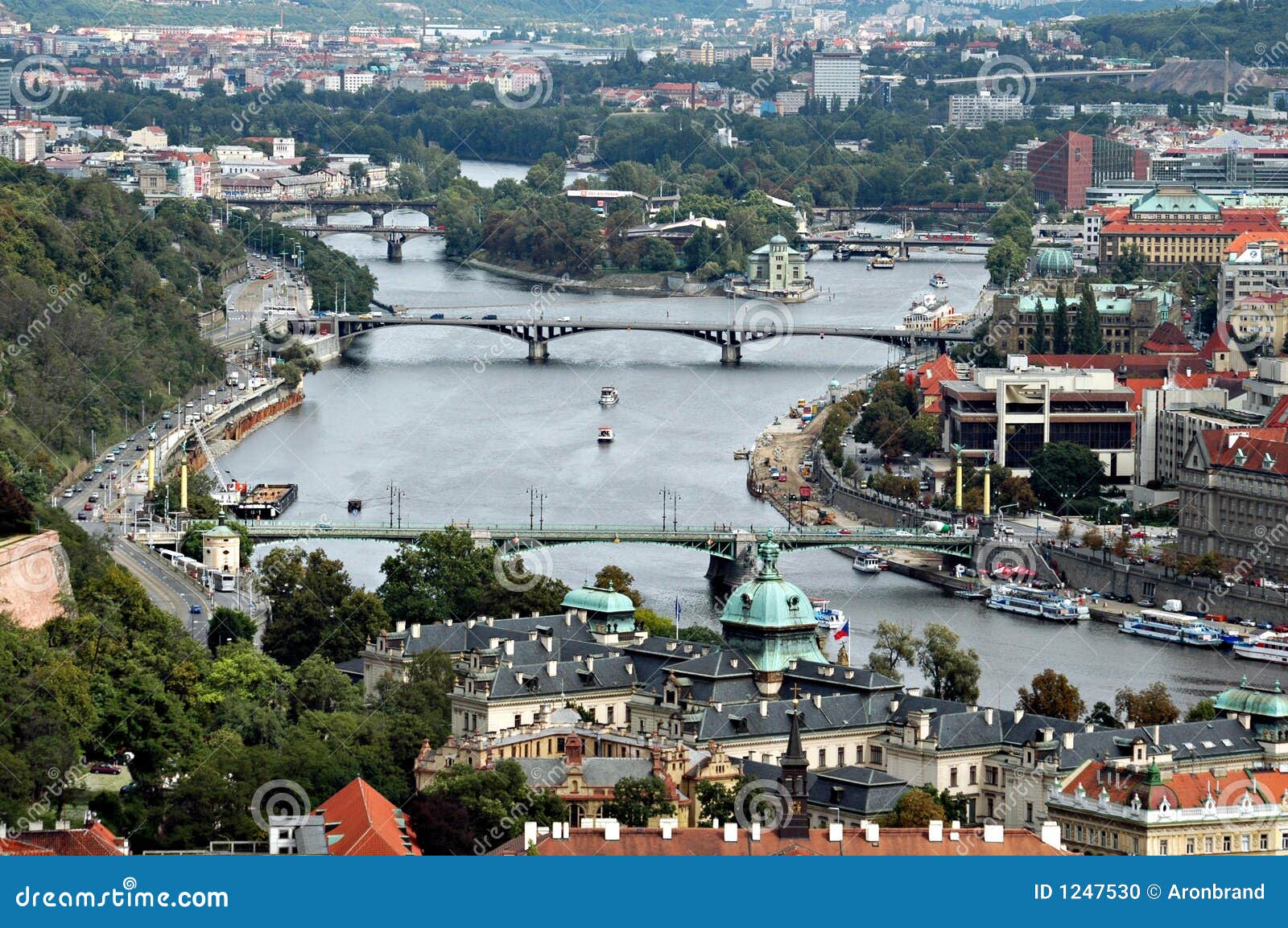 Prague river bridges stock photo. Image of tourism, destination - 1247530