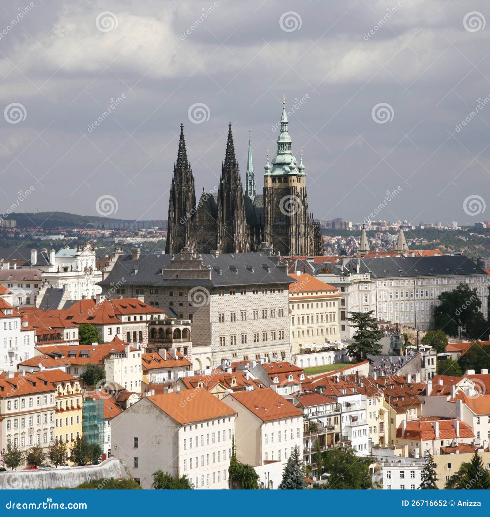 Prague Skyline stock photo. Image of unesco, landmark - 26716652