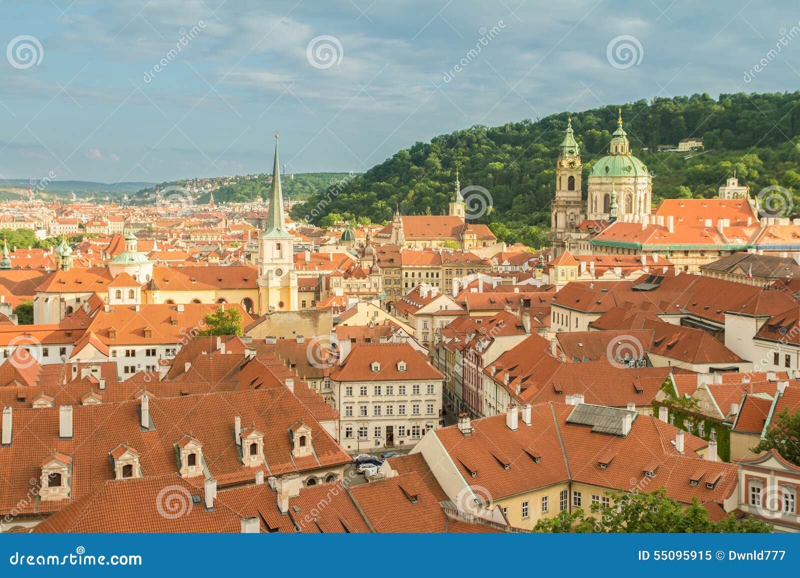 Prague Skyline Royalty-Free Stock Photo | CartoonDealer.com #89269671