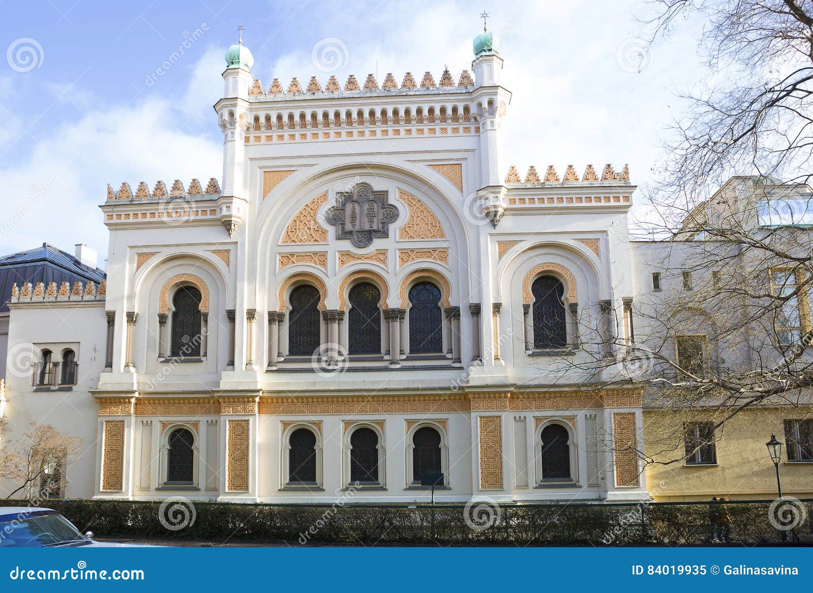 Prague. Spanish synagogue. stock image. Image of landmark - 84019935