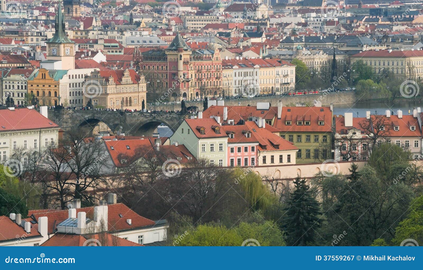 Prague Spring stock image. Image of city, color, place - 37559267