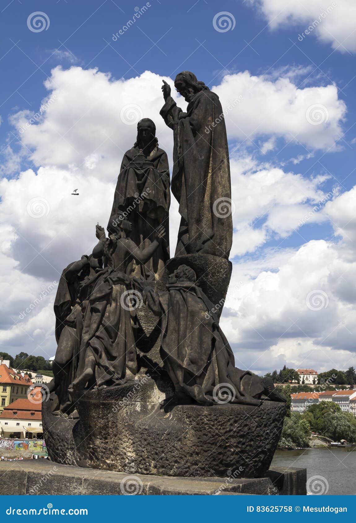 Prague statue stock photo. Image of saint, equipment - 83625758