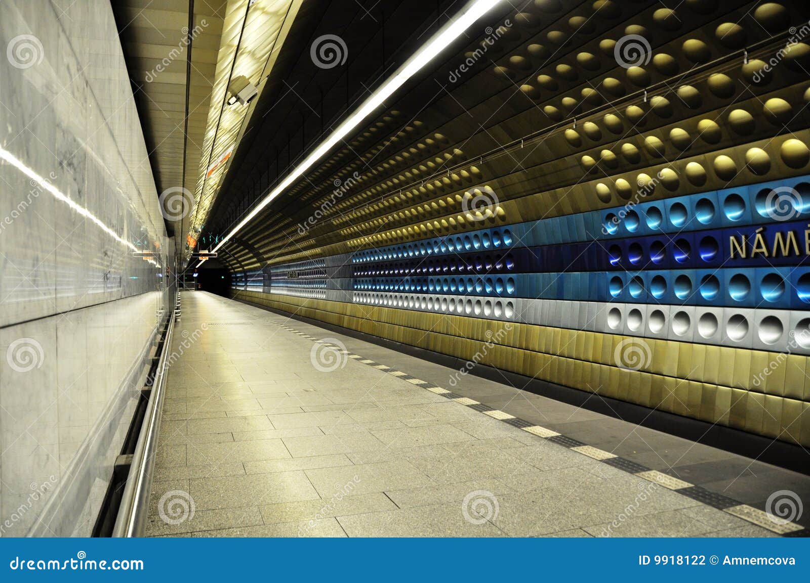 Prague subway stock photo. Image of republic, subway, gold - 9918122