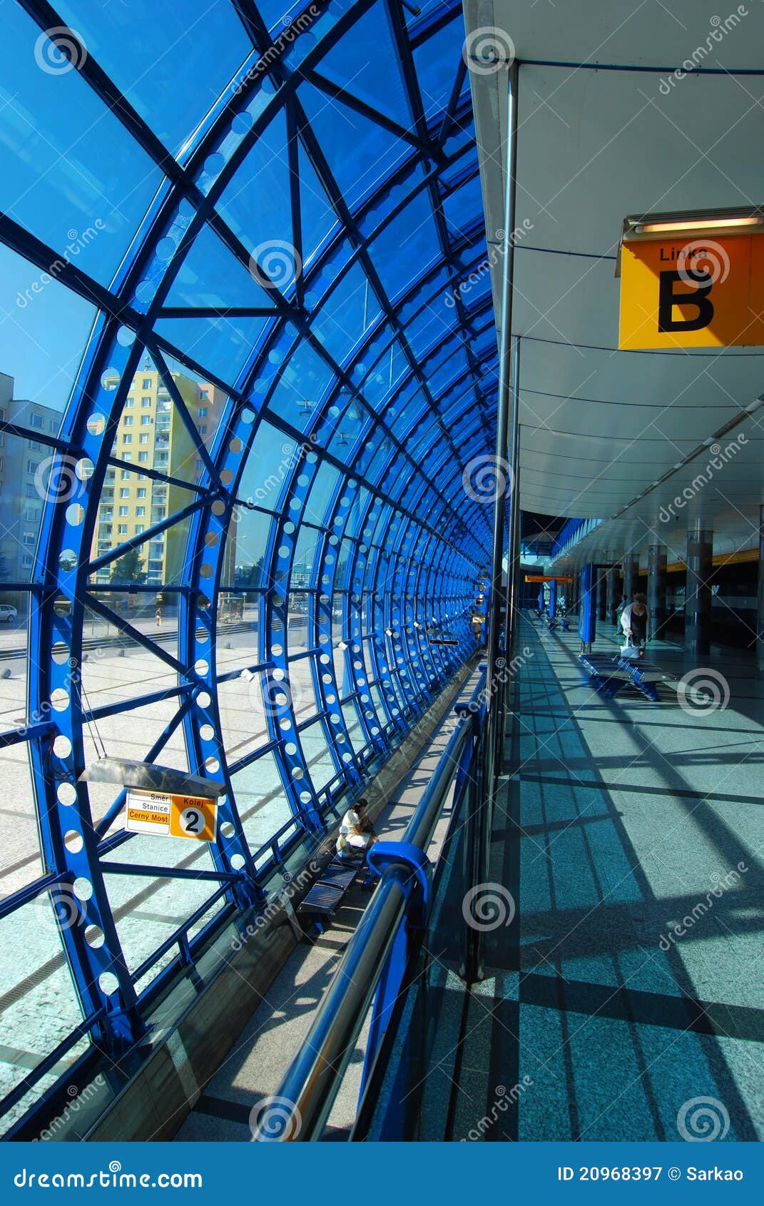Prague subway station editorial photography. Image of architecture ...