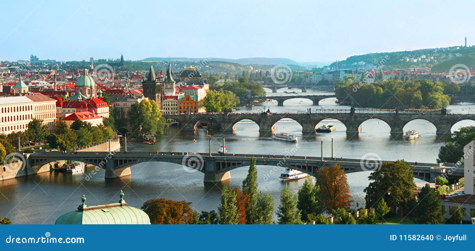 Prague at sunset stock photo. Image of destinations, culture - 11582640