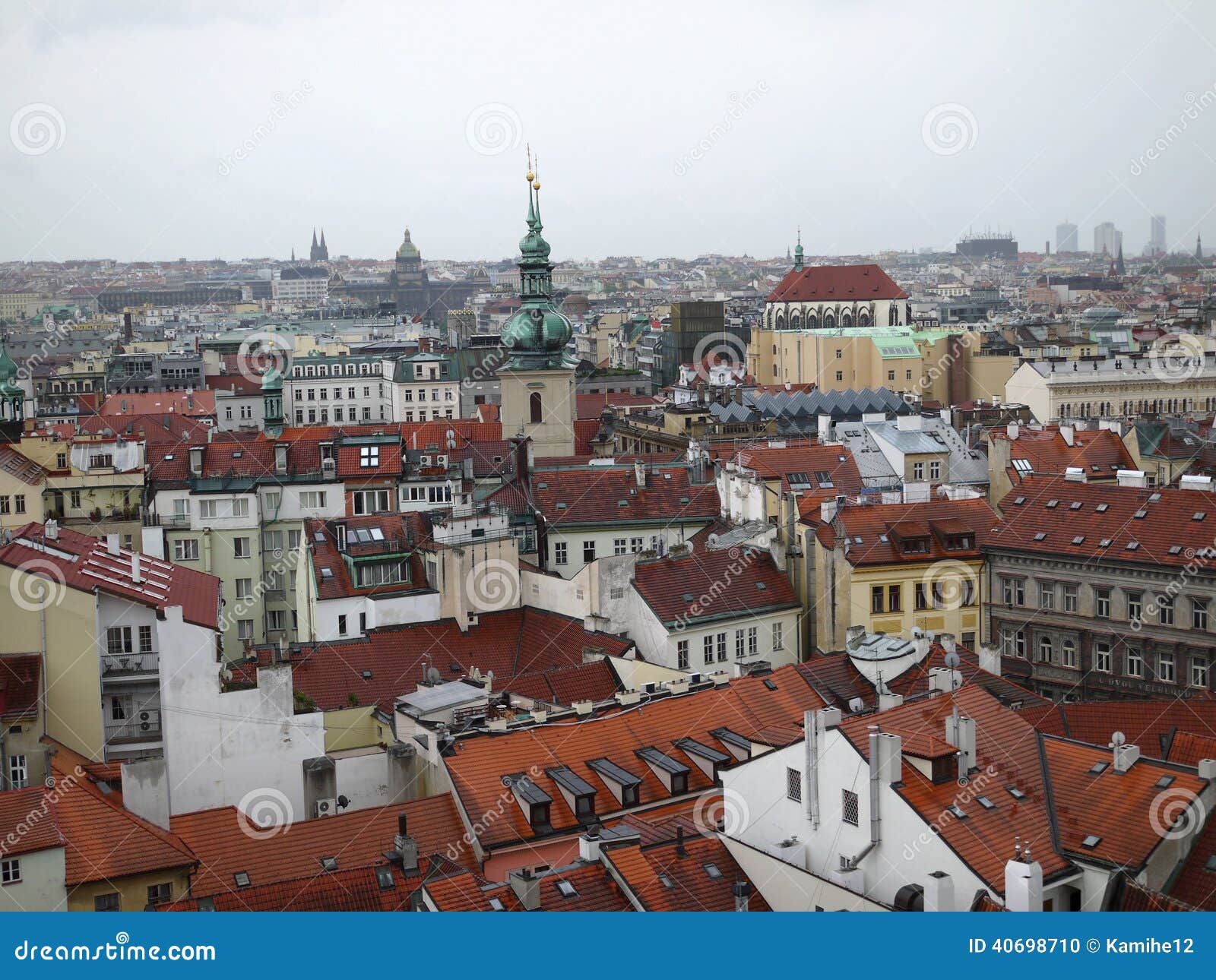 Prague stock photo. Image of bridges, vltava, theater - 40698710