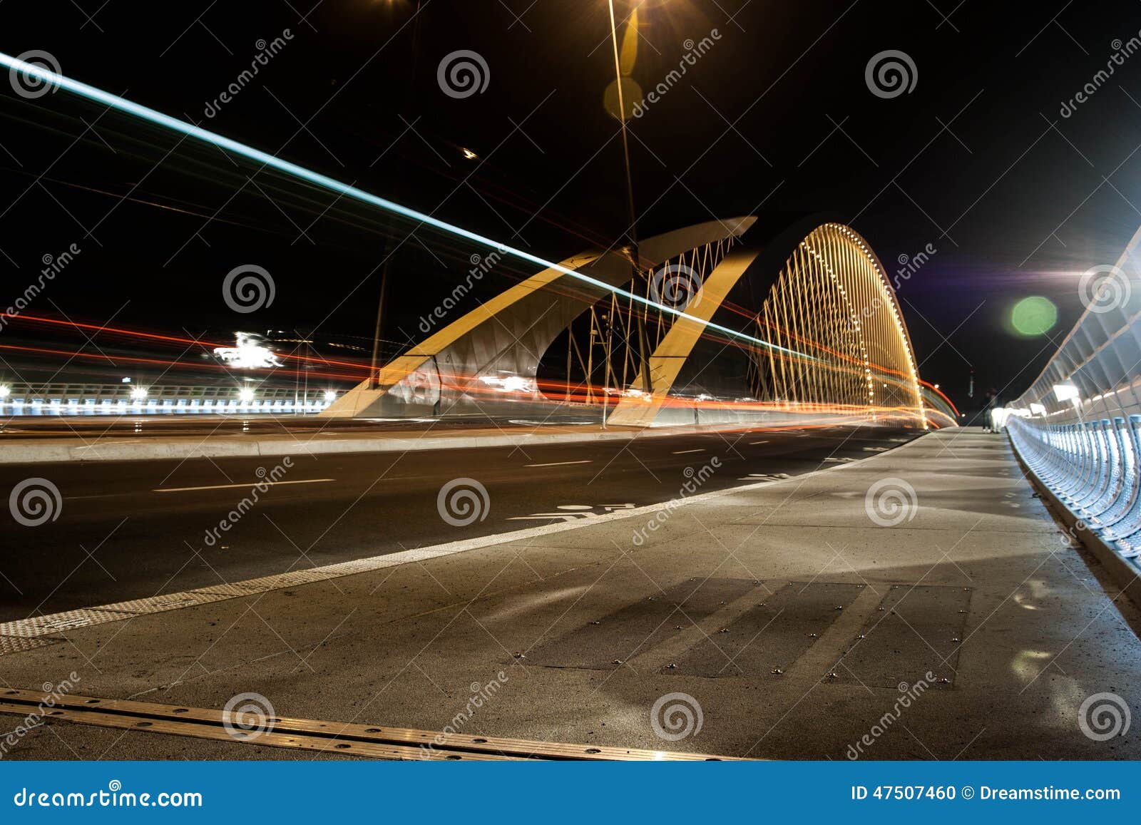 Prague Troja Bridge editorial image. Image of water, night - 47507460