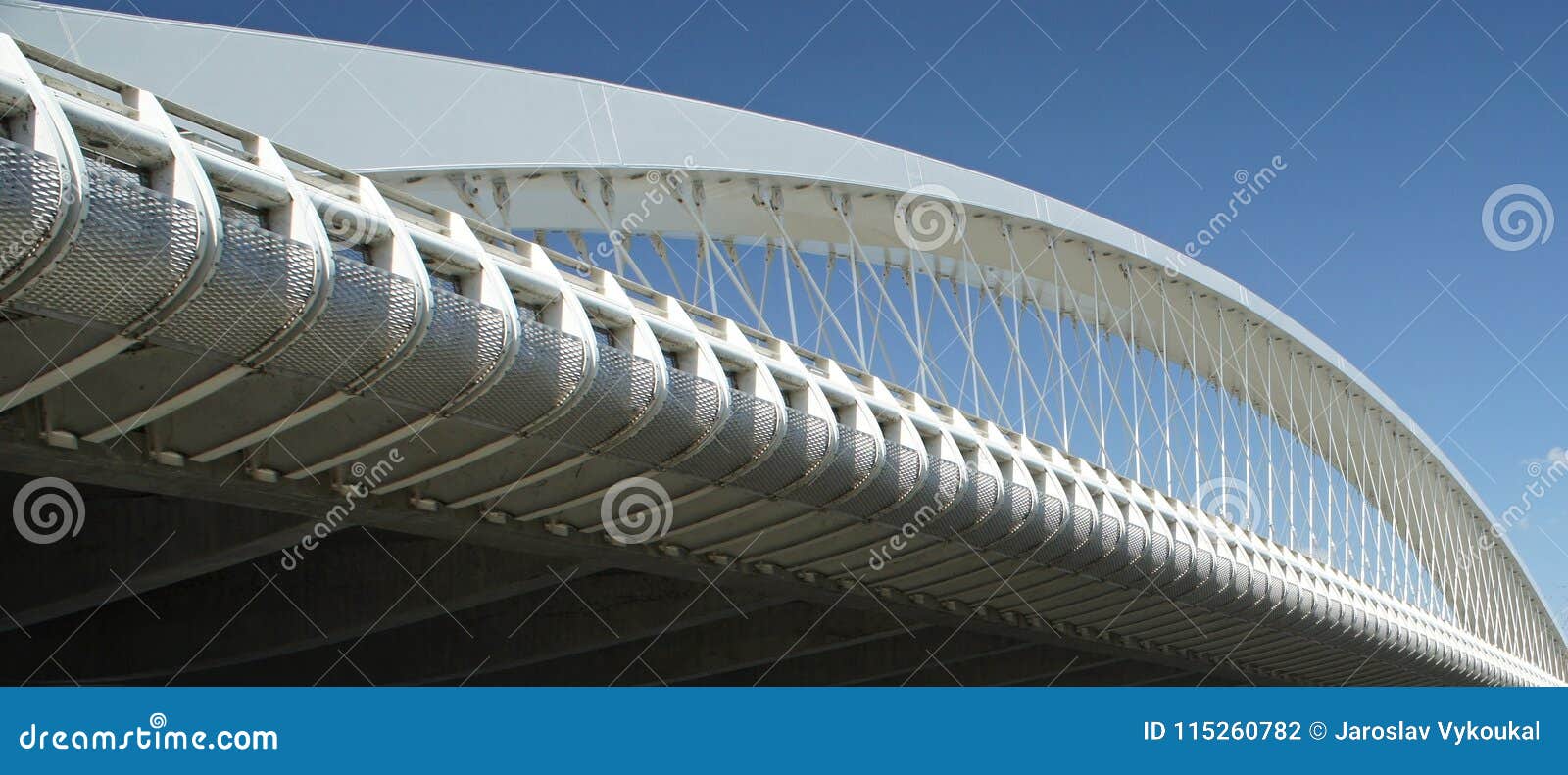 Prague Troja Bridge - Modern Architecture, Bowstring Arch Bridge on ...