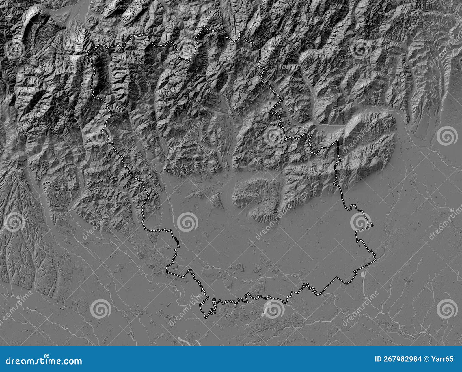 Prahova, Romania. Bilevel. No Legend Stock Illustration - Illustration ...