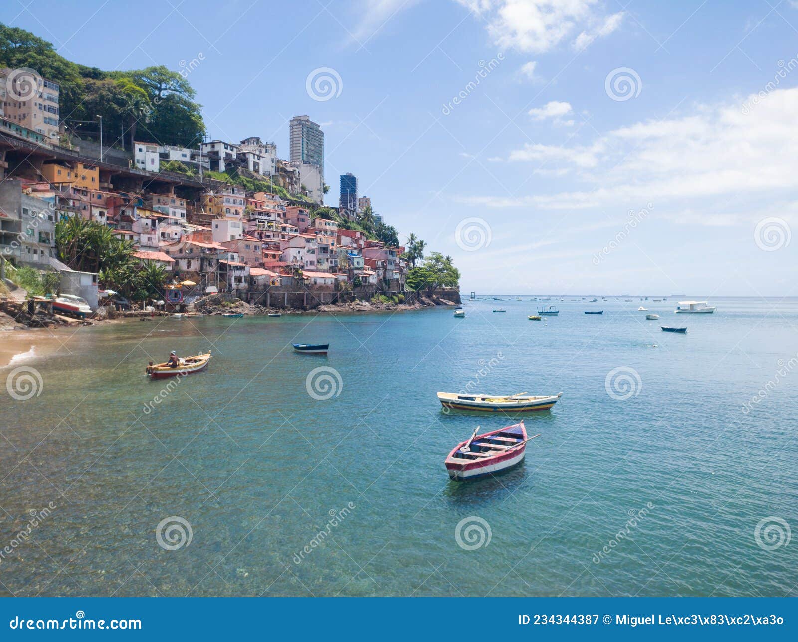 Praia Da Gamboa, Salvador | Mar Editorial Photography - Image of ocean ...