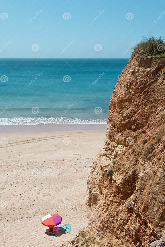 Praia da Rocha stock photo. Image of postcard, cliff - 30972246